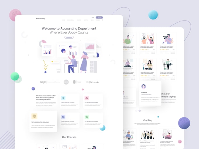 Design amazing ui ux for your web site user interface