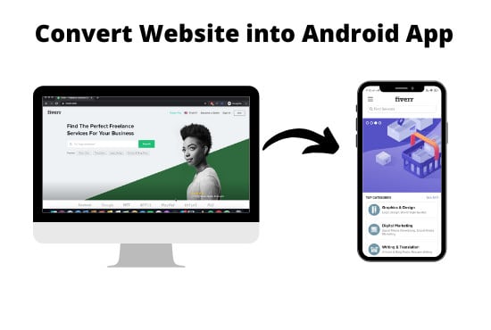Convert any website into android app by Faizalkh | Fiverr
