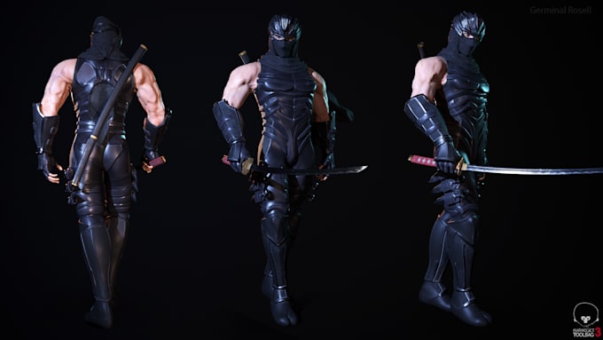 Model and texture a 3d character for your game or animation by Gerzzo ...