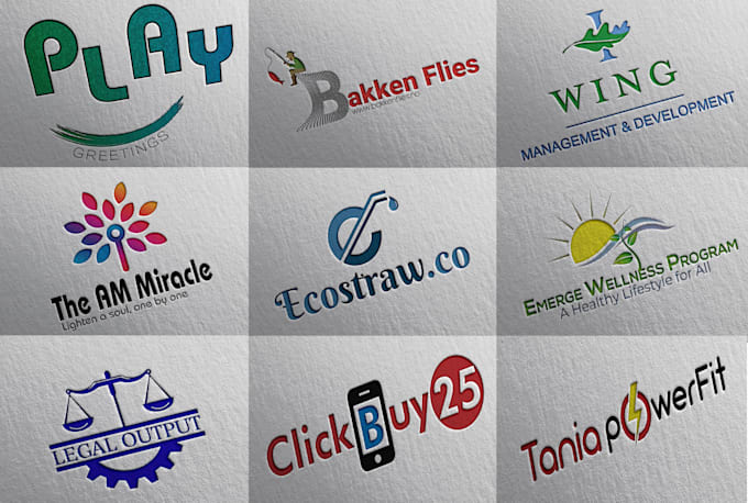 Design a unique and creative text based modern logo by Emma_graphicz ...