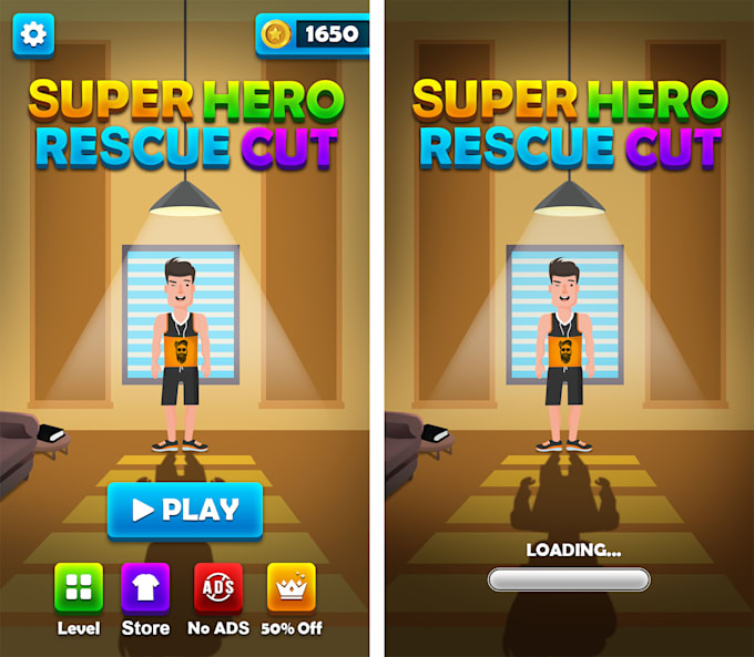 Design professional 2d and hypercasual game ui ux for android, ios, and ...