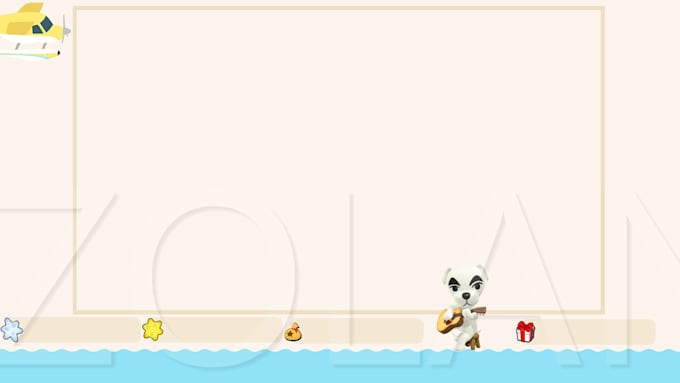 Animal crossing stream overlay by Zolanski_ | Fiverr