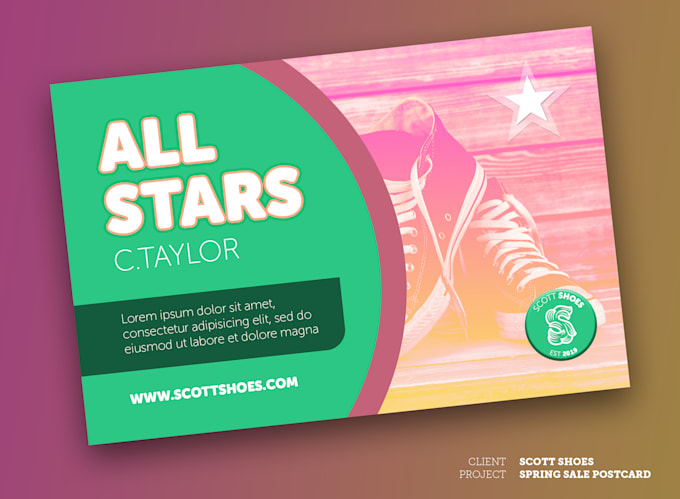 Design a striking and eye catching postcard by Ayasin2003 | Fiverr