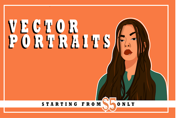 Illustrate your picture into realistic vector art by Shirazhashmi | Fiverr