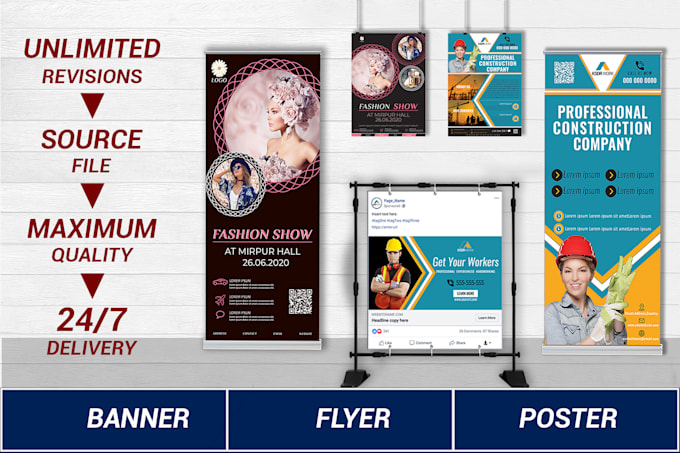 Do professional flyer, banner and poster design by Hany4h | Fiverr