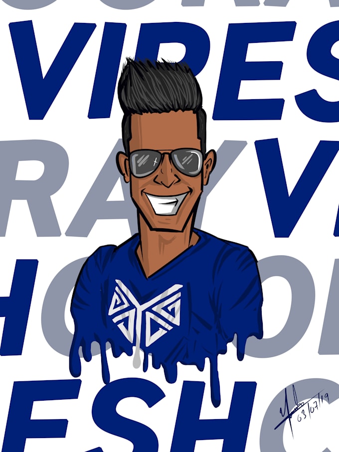 Design custom cartoon characters in any style by Ayashz | Fiverr