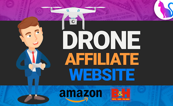 Build drone amazon affiliate website for passive income by Webbylynx ...