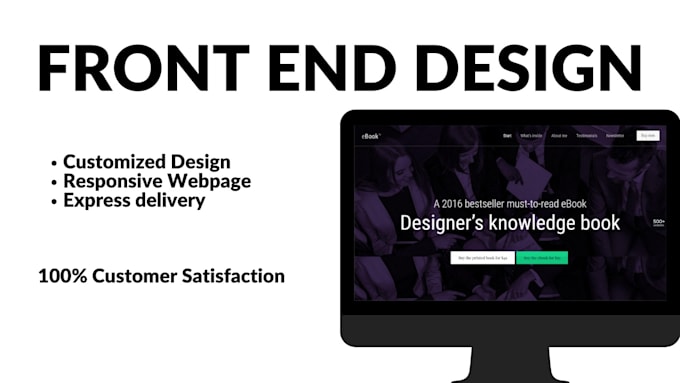 Design responsive front end for your website by Sharjeelsm | Fiverr