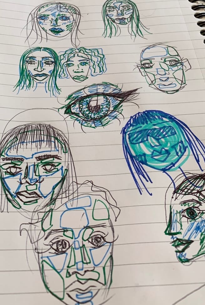 Draw a very mediocre picture of you by Lizziebutler | Fiverr