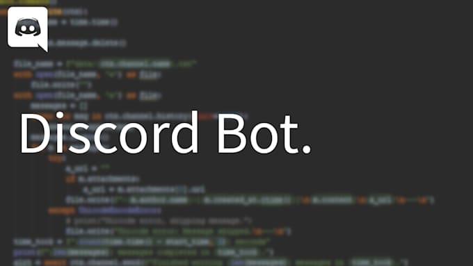 Create a discord bot in python by Miningmark48 | Fiverr