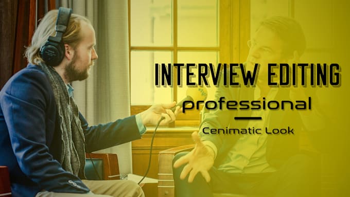Edit interviews or zoom recordings by Anastnx | Fiverr
