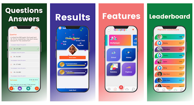 Create playable mcqs and quiz app with flutter by Umairnawaz3 | Fiverr