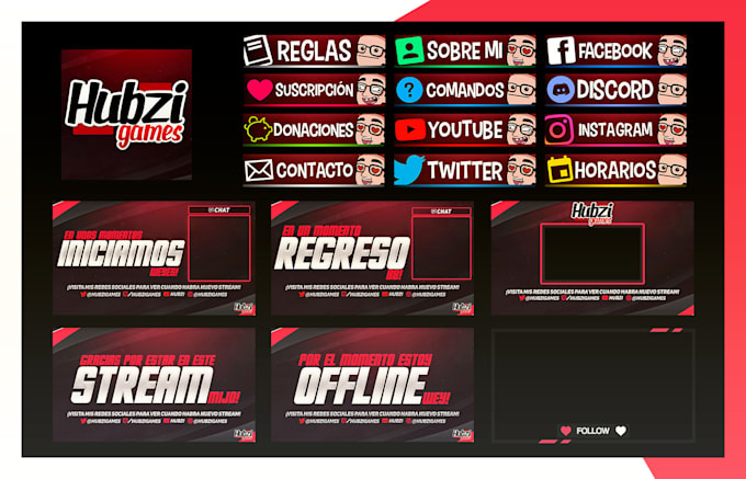 Create your best streamer package by Hubzsantana | Fiverr