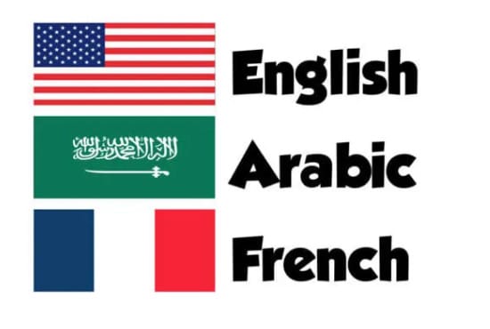 Translate french , arabic and english by Wegotya