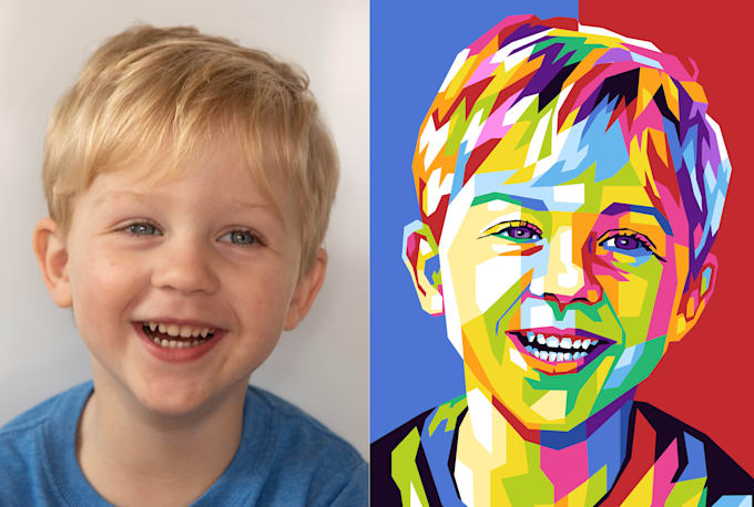 Make your photos into wpap pop art by Nabilandak | Fiverr