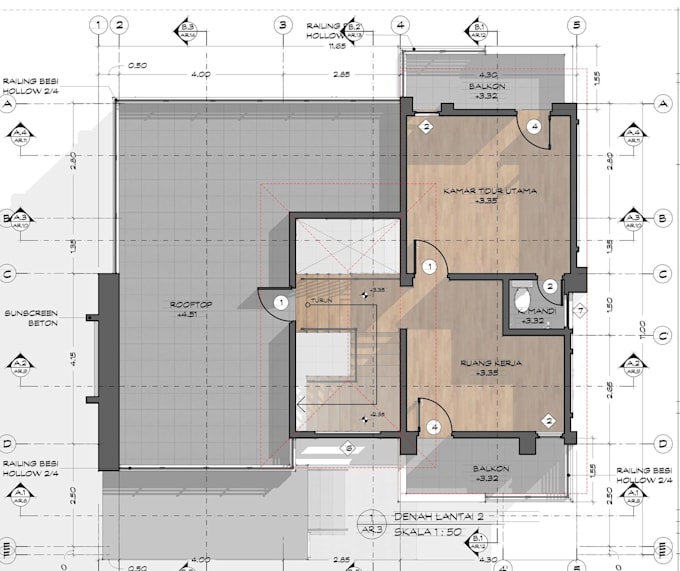 Design your architectural floor plan in autocad by Neneci | Fiverr