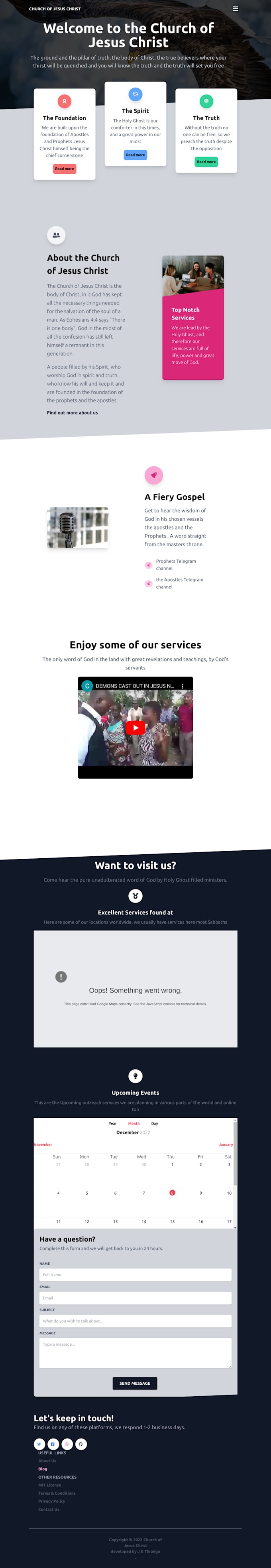 Create a beautiful, responsive react web page for you by Kariukithiongo ...