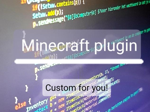 Code a custom minecraft plugin for spigot or bukkit in java by Jqvadev ...