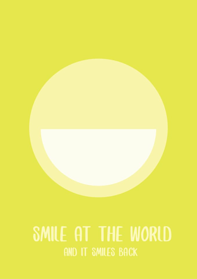 Design you minimalistic poster by Simplythat | Fiverr