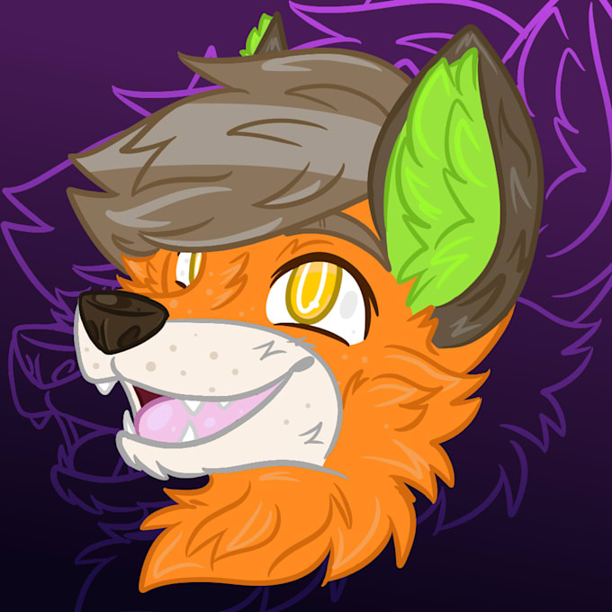 how to draw furry headshots