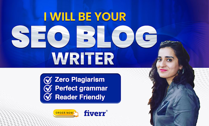 Write amazing seo friendly blog posts for you by Saimakausar2015 | Fiverr