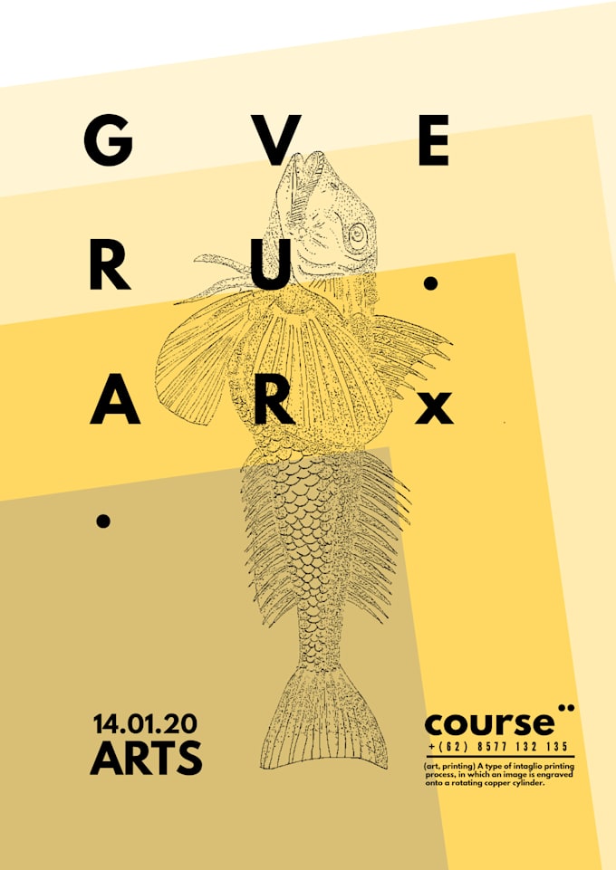 Do something really great simple amazing poster by Erieffendi686 | Fiverr