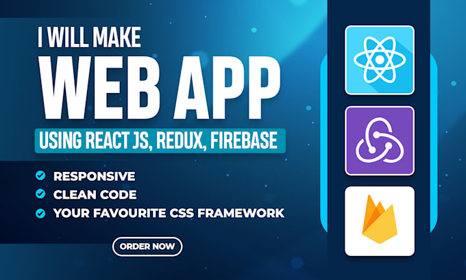 Build web app with react js, next js, and google firebase by Mdsajaldeowan | Fiverr