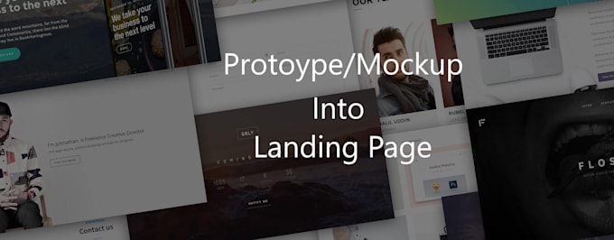 Build your design prototype become responsive landing page by Catatonix ...