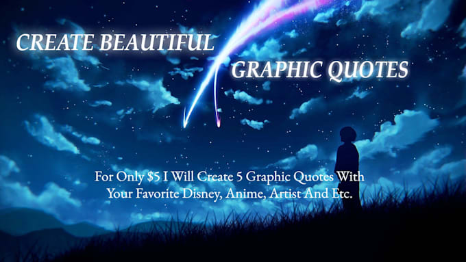 Create cute cartoon graphic quotes design by Jovbydc | Fiverr