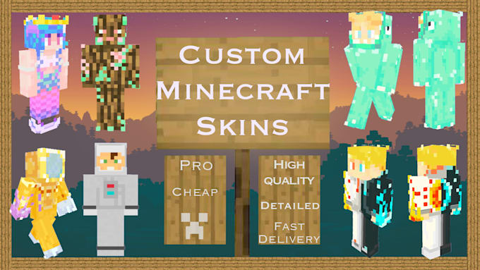 Make you a custom minecraft skin by Finlay_mcmahon | Fiverr
