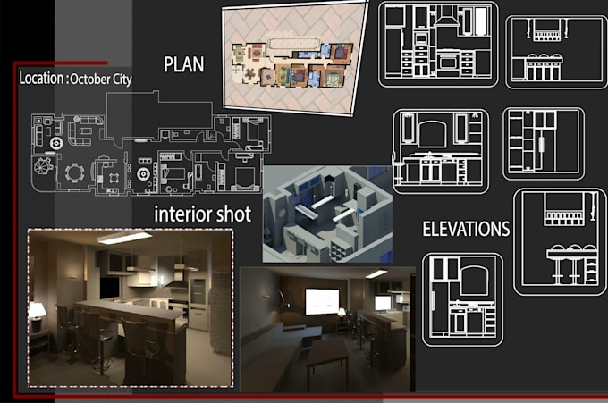 Produce 2d autocad drawing for your projects by Saradahab91 | Fiverr