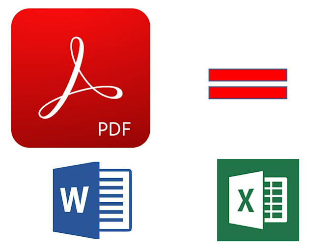 Do pdf to word or excel sheet by Ibrahimmon | Fiverr