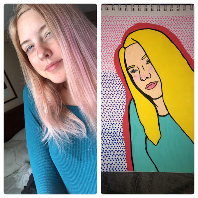 Turn your photo into a pop art painting by Mjcarstrong | Fiverr