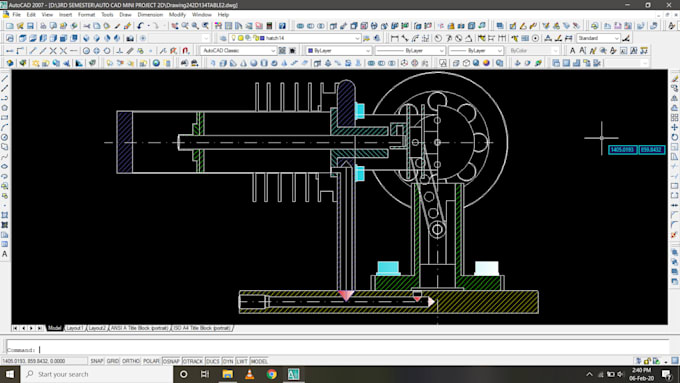 Draft your mechanical component in auto cad by Waqasbukhari147 | Fiverr