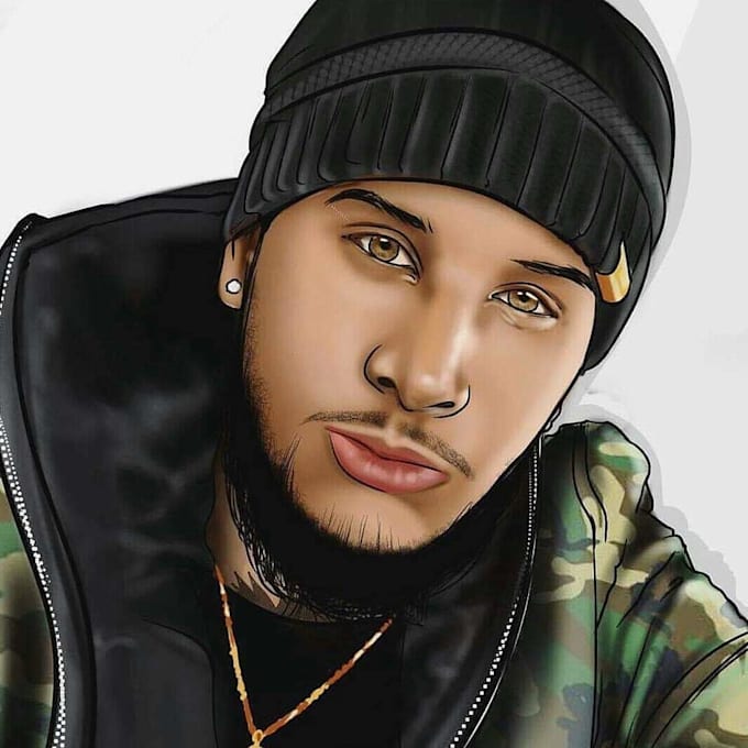 Draw your amazing advanced cartoon portrait in 24 hours by Digitalwoman ...