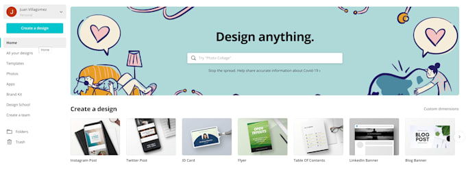 Build creative assets for you on canva or illustrator by Jvill048 | Fiverr