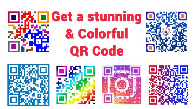 Create a normal or colorful qr code by Tinoytom | Fiverr
