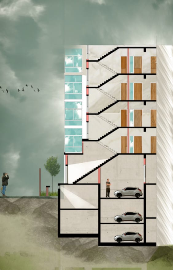 Render architectural 2d section , elevation in photoshop by Nilufaeshi ...