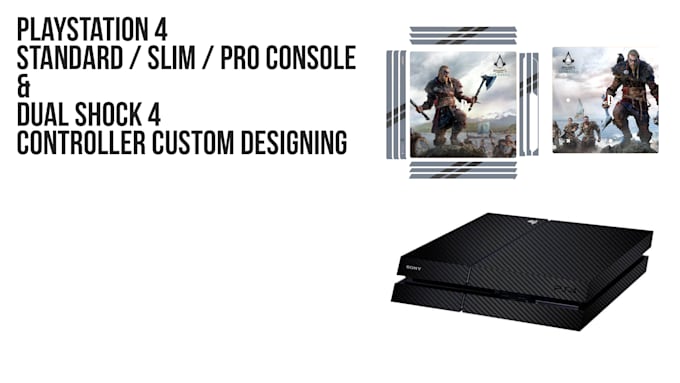 Design custom playstation 4 ps4 console and controller skins by ...