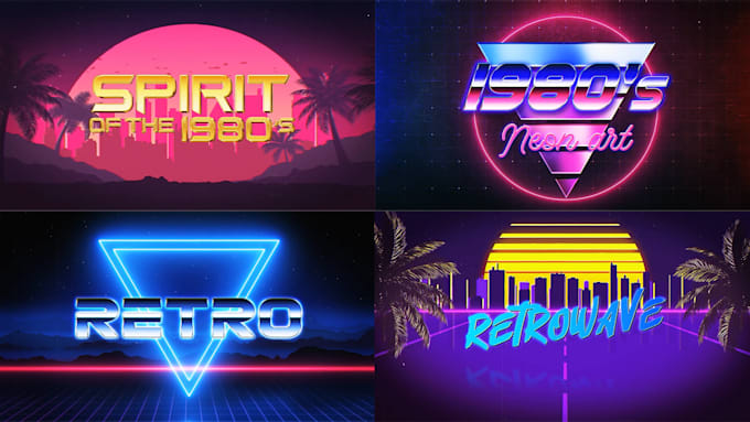 Create an 80s vhs retro intro animation video by Dewakrishnadana | Fiverr