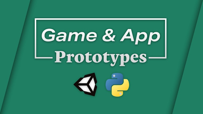Prototype small games or apps using unity or python by Zebleck | Fiverr