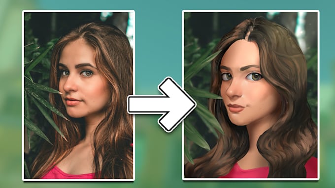 Turn a selfie into a digital painting by Mustangg_art | Fiverr