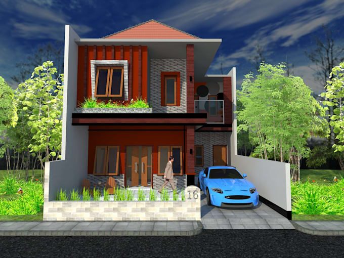 Design a house floor plan with 2d autocad by Bryanseritama9 | Fiverr