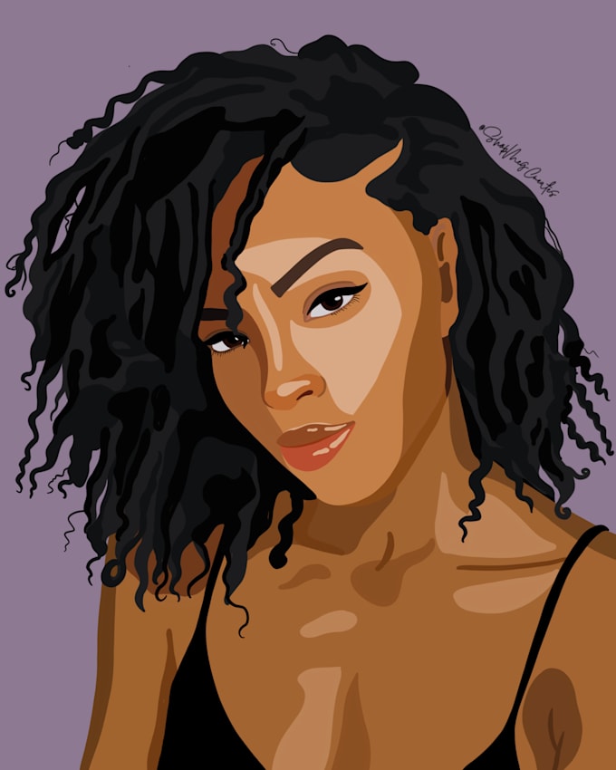Illustrate a custom individual portrait for you by Shopmegcreates | Fiverr