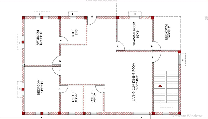 Redraw pdf,jpg to dwg,dxf with exact dimension in autocad by Navedk14 | Fiverr