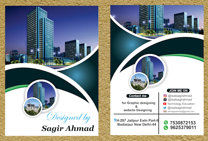 Create best world class design for you by Iamsagirahmad | Fiverr
