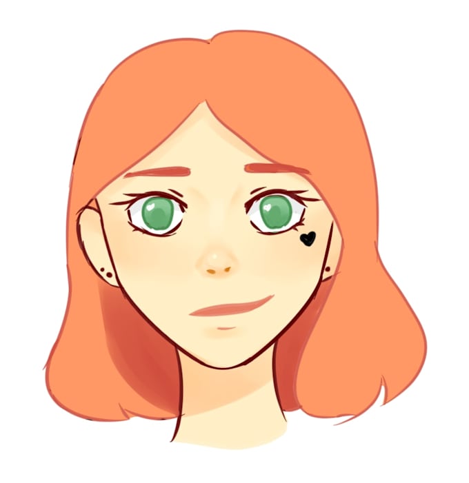 Draw a profile icon for you by Manarmo | Fiverr