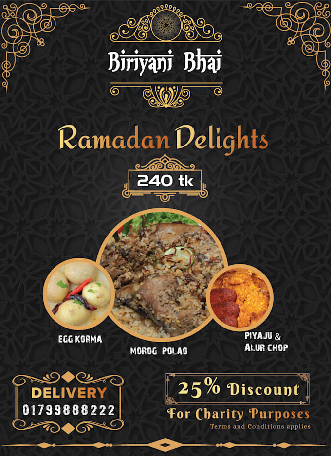 Do restaurant menu design by Arif_rabbani_ | Fiverr