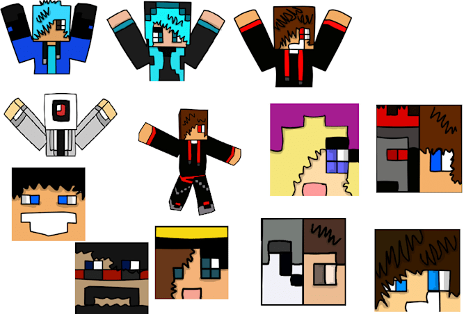 Create an avatar from your minecraft skin by Miloszbudzynski | Fiverr