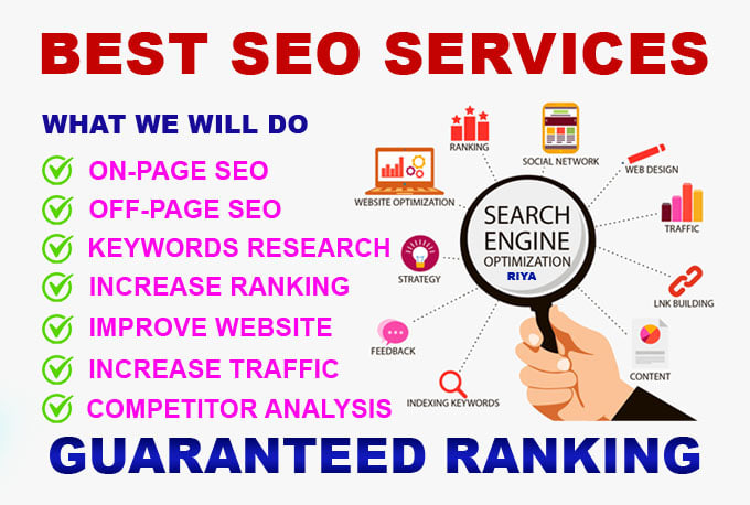 Provide full seo service to get top rank on google search by Riyaonline ...